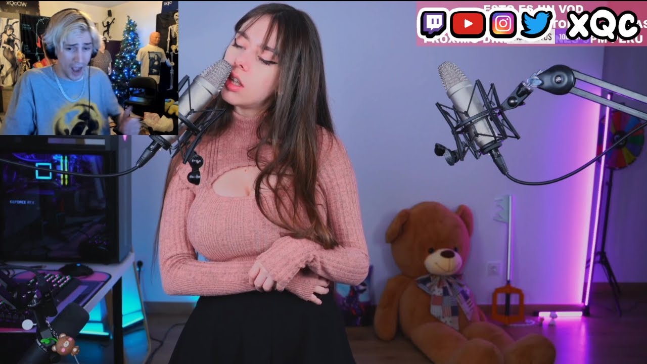 Xqc Shocked Hearing This Girl Moan On Twitch Youtube