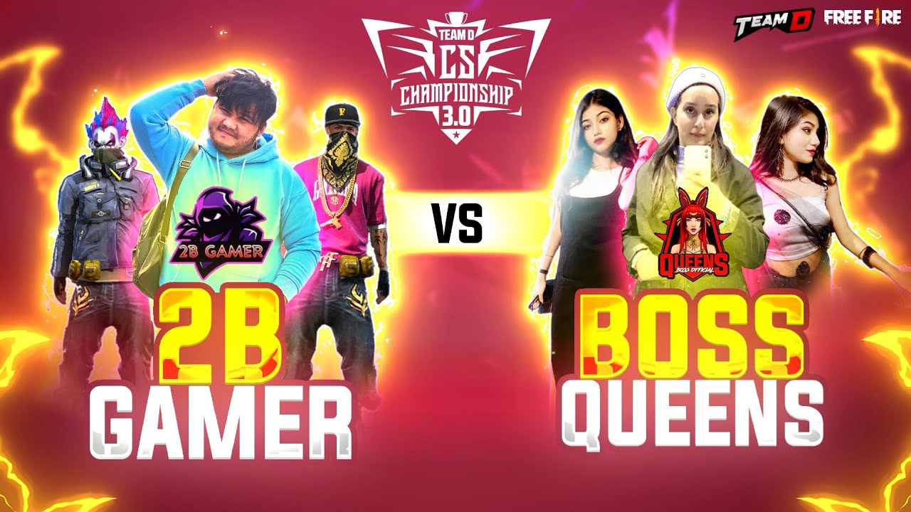 2B Gamer Vs Queens Boss | ft. the Cm🔥 Queens Of Boss Proving Their Name ...
