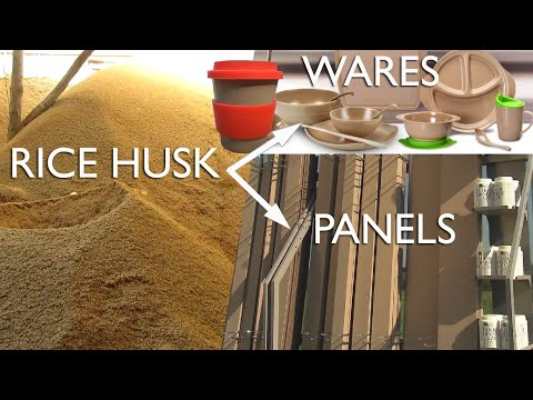 Rice Husk Processing Machines: Kitchenware, Panels, Pellets and Briquettes Production From Rice Husk