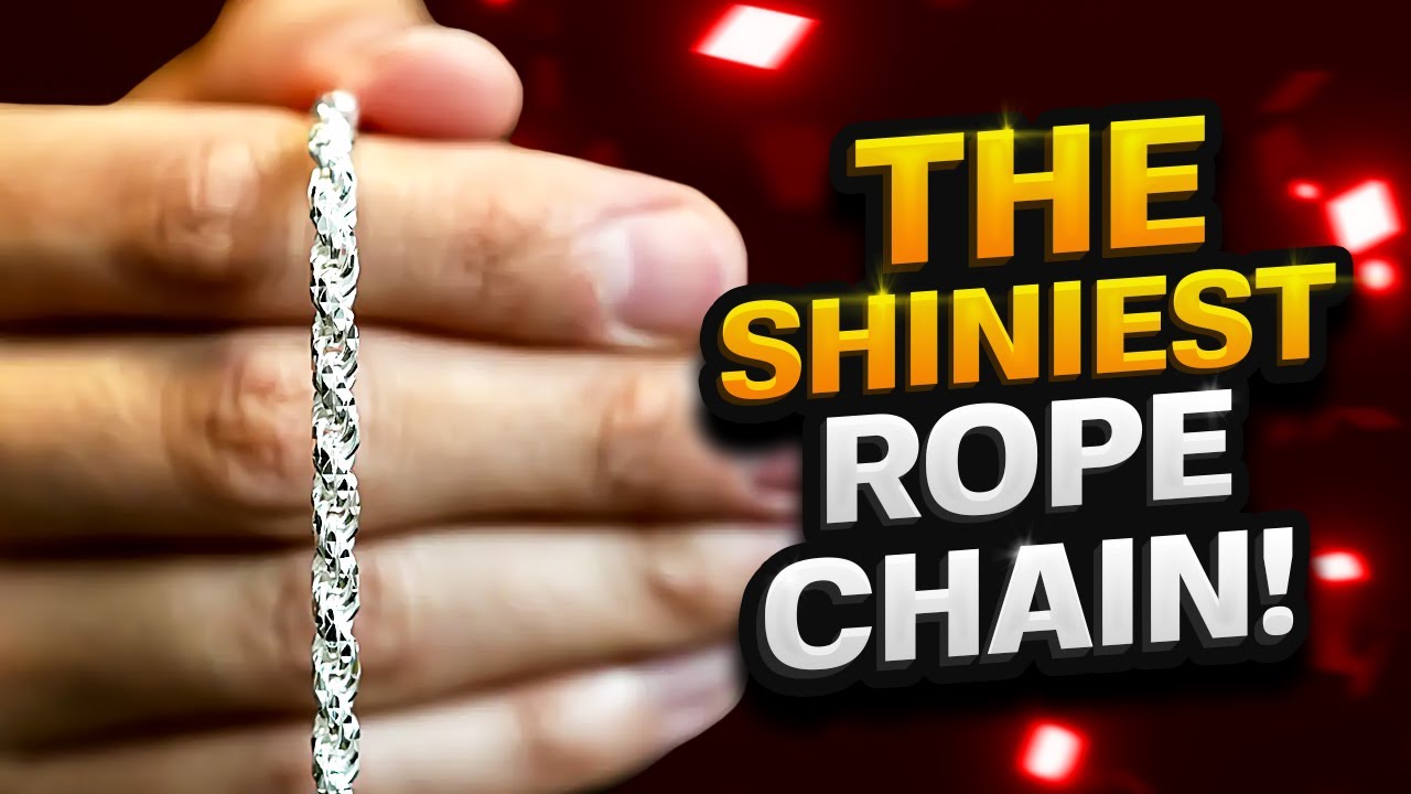 4mm Prism Cut Rope Chain: A Must-Have Jewelry Piece - YouTube