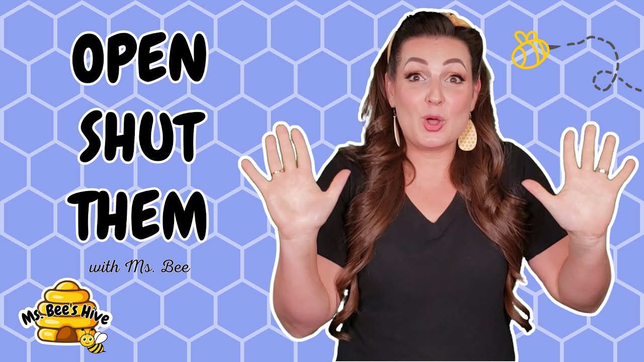 Open Shut Them | Ms Bees Hive | Song for Babies Toddlers Young Children-Baby Toddler Preschool ...