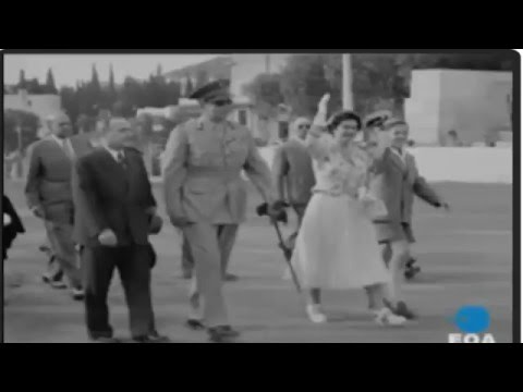 Ο Ο ΒΑΣΙΛΙΑΣ ΕΘΝΑΡΧΗΣ ΠΑΥΛΟΣ Α ΣΤΟ ΠΑΝΑΘΗΝΑΙΚΟ ΣΤΑΔΙΟ 1953 - YouTube