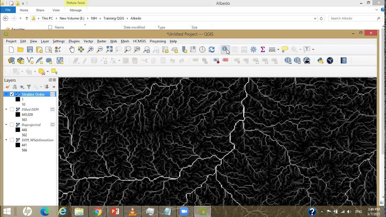 Watershed Delineation using DEM in QGIS - YouTube
