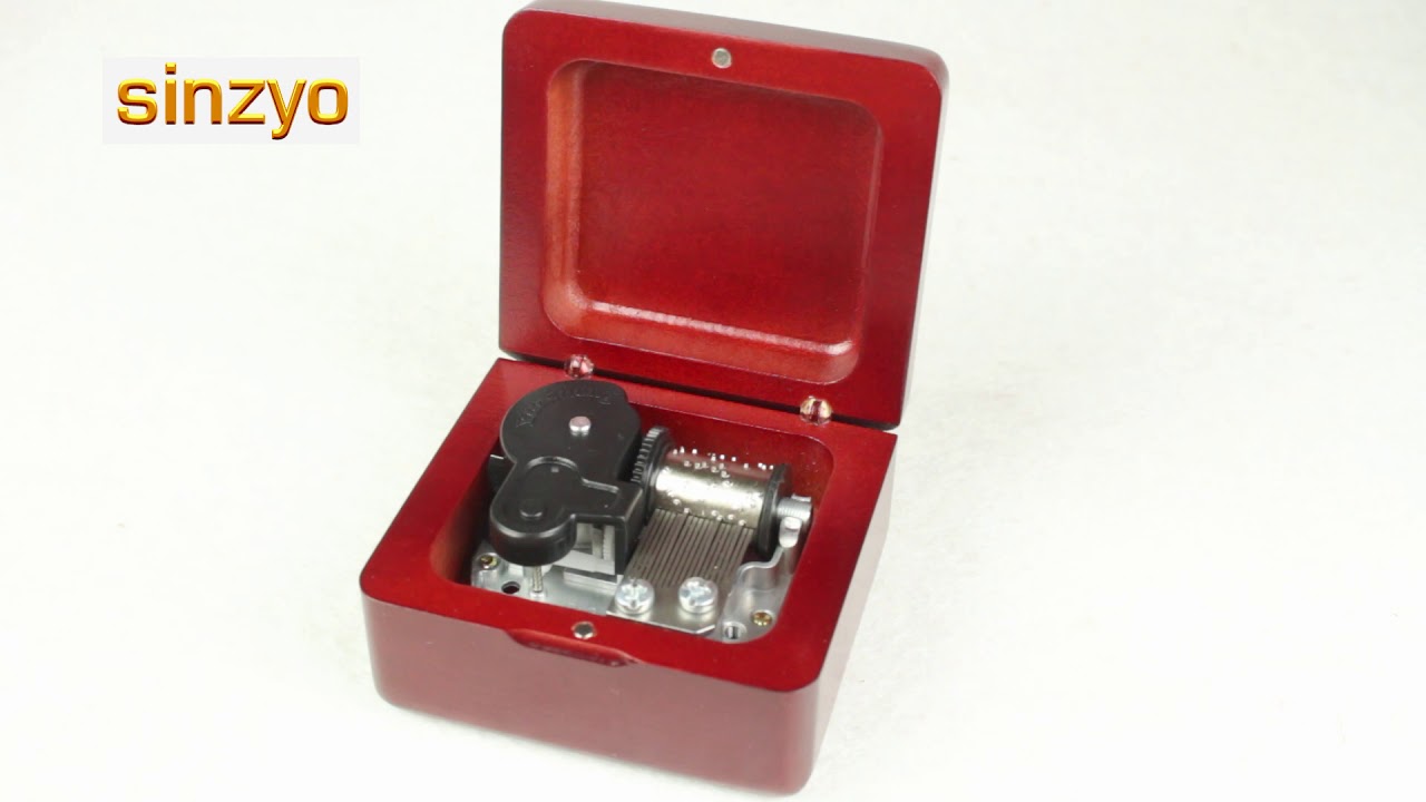 Here Comes The Sun Wine red music box - YouTube