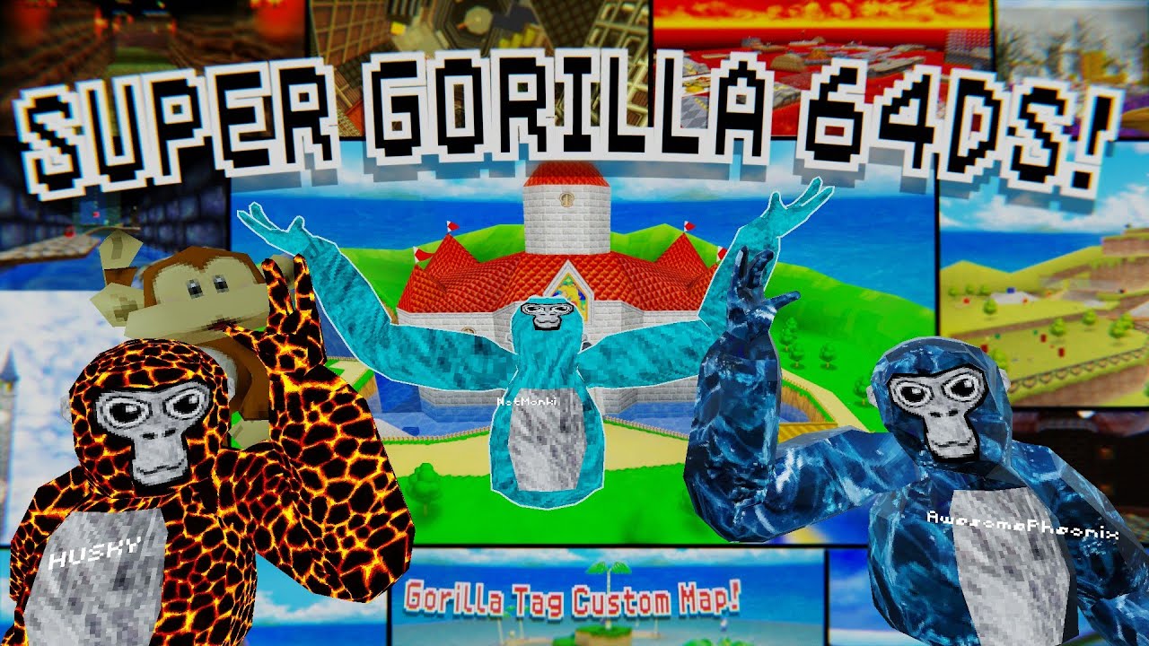 Super mario 64 custom map in gorilla tag! - YouTube