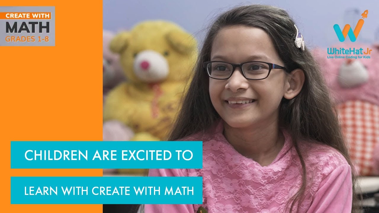 The Answer To Why Children Love Create With Math | WhiteHat Jr - YouTube