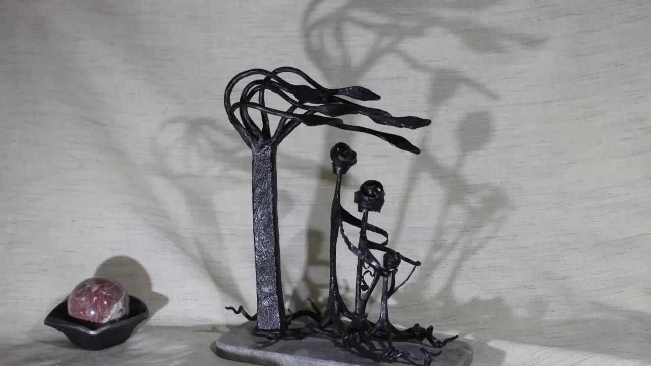 Blacksmithing. Metal art ideas. Sculpture. Handmade - YouTube