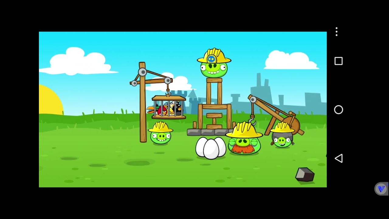 The old version of the angry birds classic 2.0.0 and 2.0.2 (android 7.1 ...