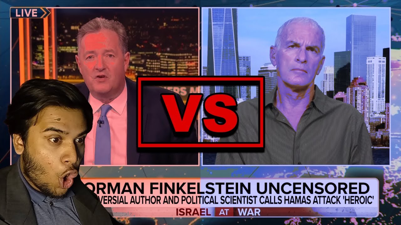 Piers Morgan vs Norman Finkelstein on Palestine! | Guilt trip to eye ...