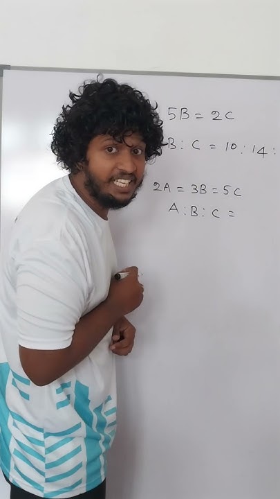7A = 5B = 2C எனின் A:B:C இன் விகிதங்களைக் காணல் 🫠 #shorts #picodetamil ...