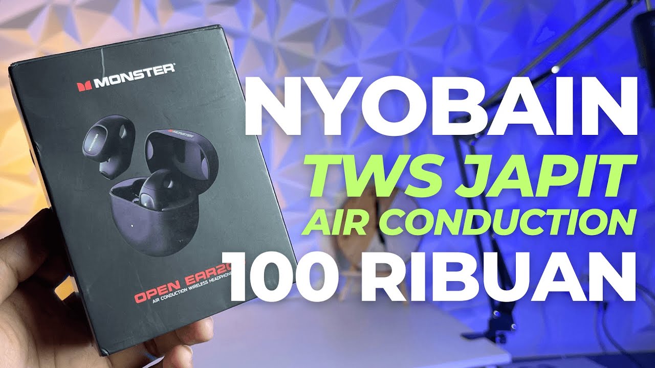 Earphone Model Clip Ternyata Lebih Enak | TWS Monster Open Ear 200 ...
