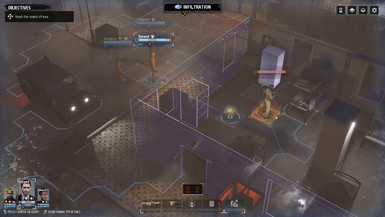 Phantom Doctrine tactical map gameplay tutorial E03 - YouTube