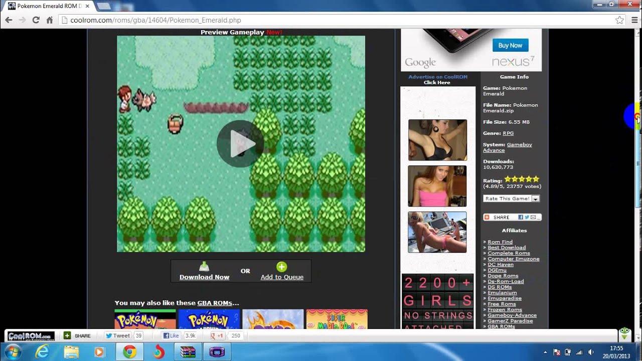 How To Download Pokemon Ruby and VisualBoyAdvance - YouTube
