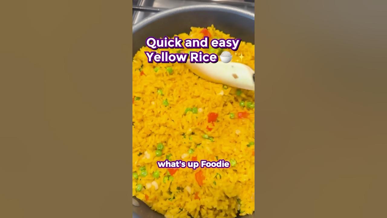 Easy Homemade Yellow Rice - YouTube