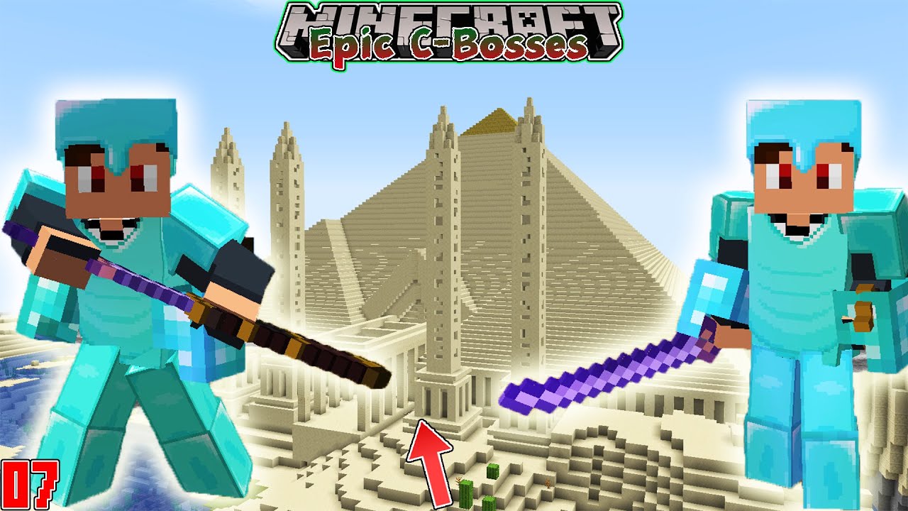 Minecraft Epic C-Bosses Ep 07បានអ្វីខ្លះពីប្រាសាទនេះ - YouTube
