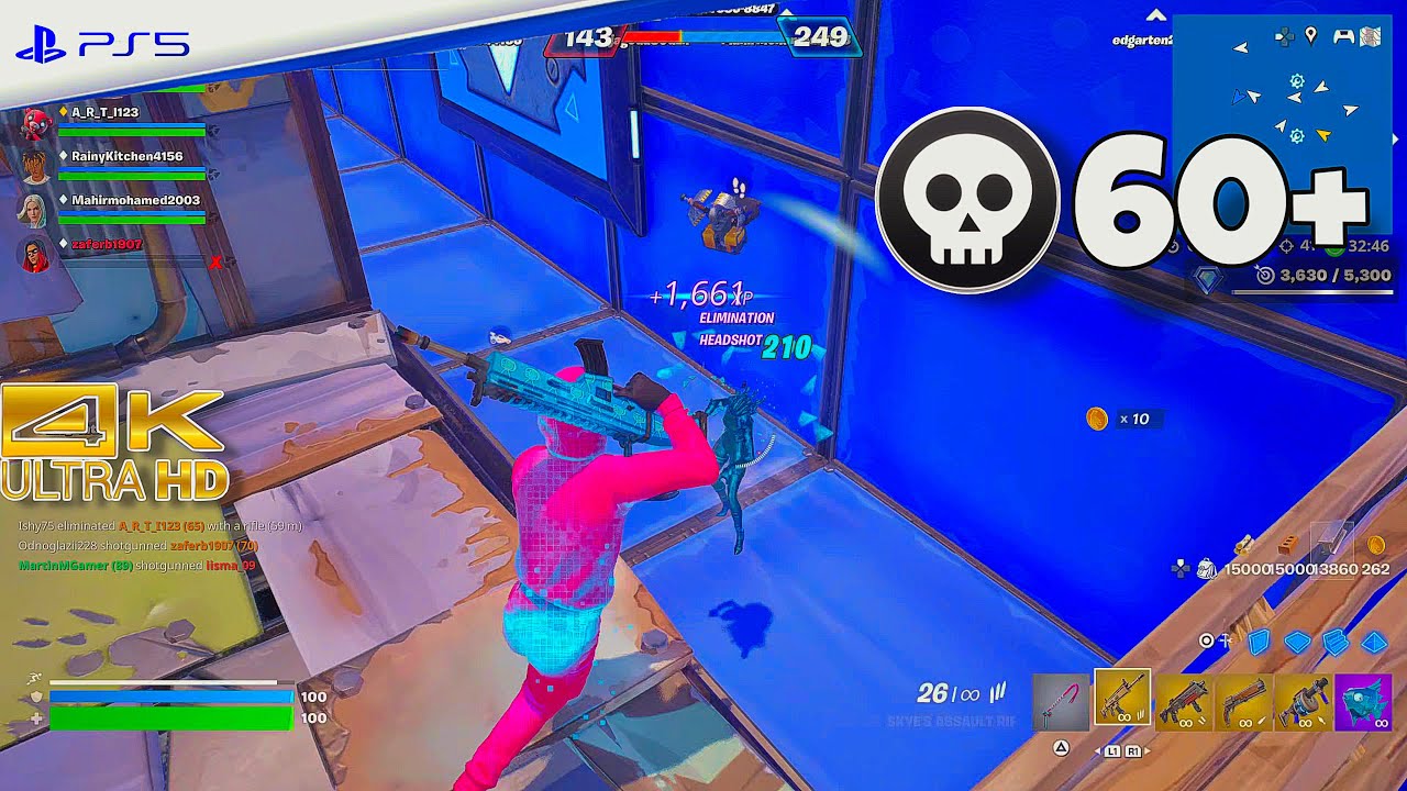 Fortnite Crazy Red Vs Blue | High Kill Gameplay | PS5 Gameplay [4K60 ...