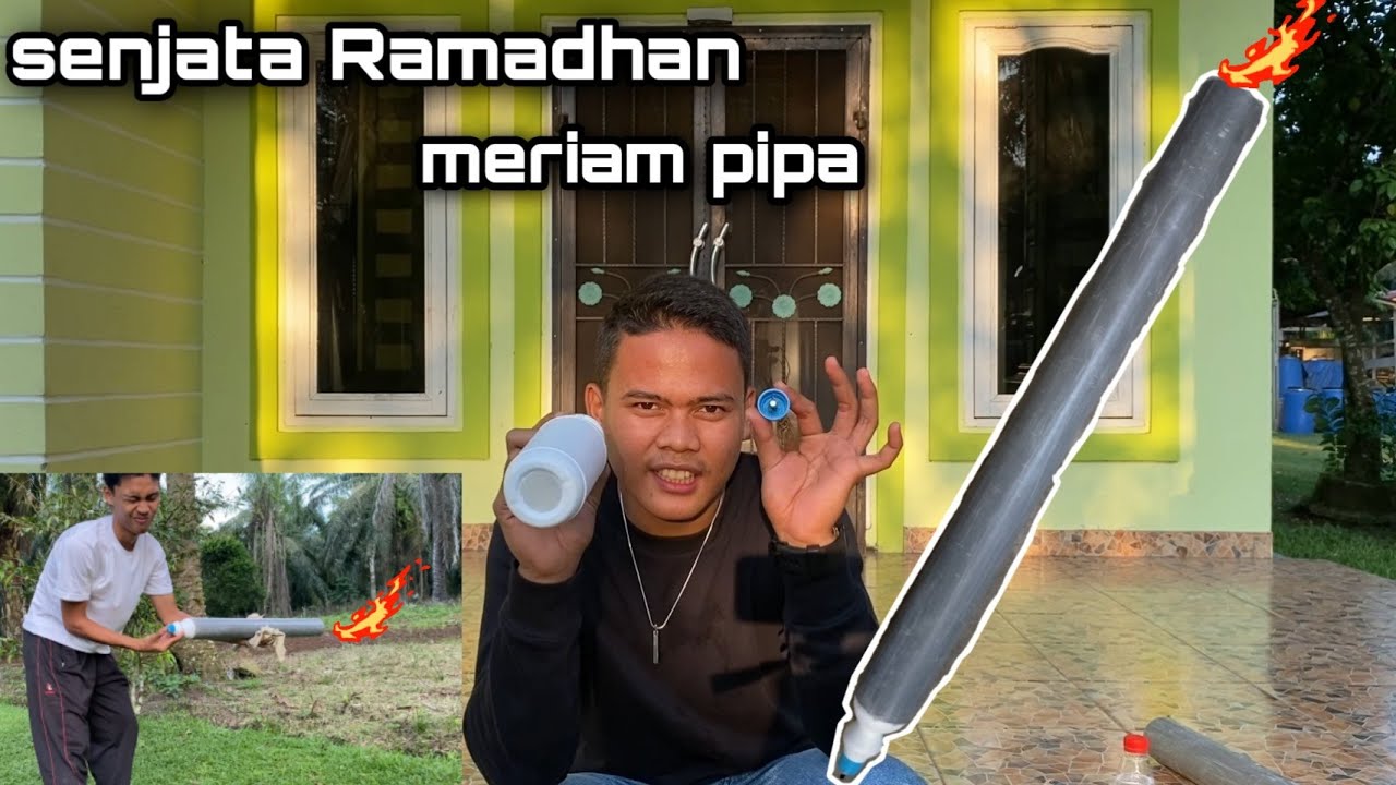 Cara membuat meriam spiritus dari pipa || part 2 - YouTube