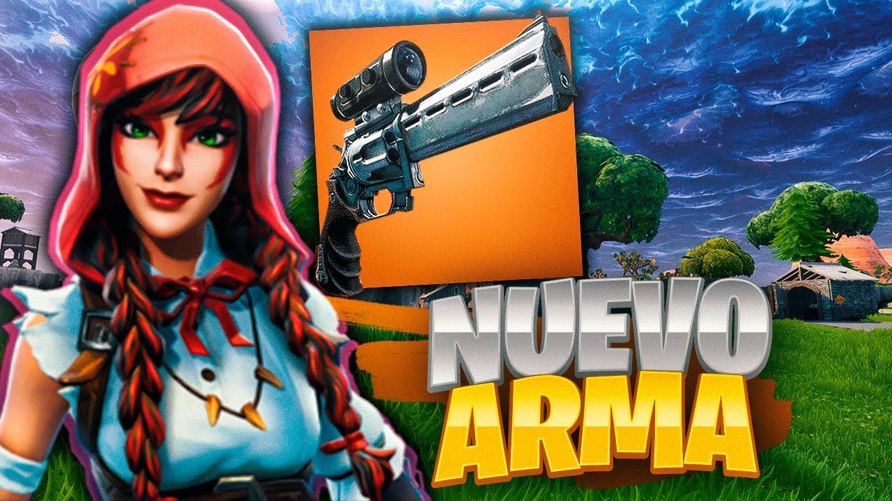 GANANDO CON LA *NUEVA ARMA* REVÓLVER CON MIRA!! // FORTNITE - YouTube