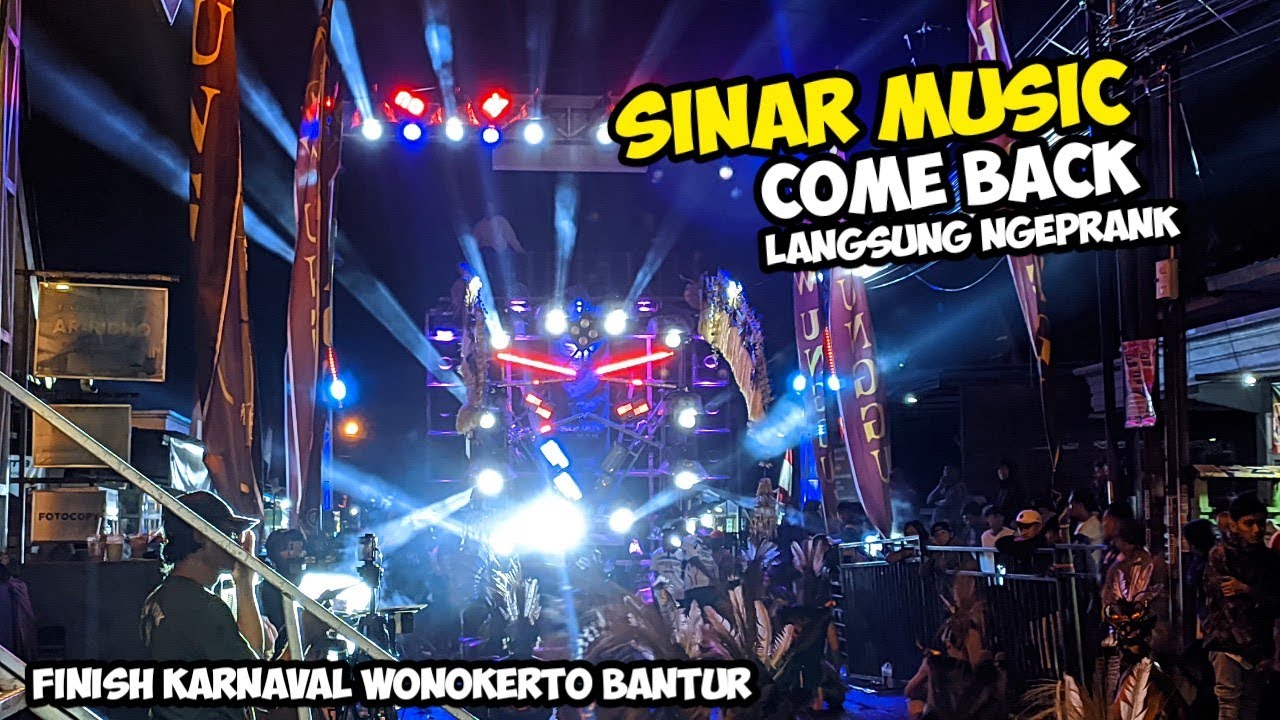 SINAR MUSIC Comeback ‼️, Ngeprank Di Depan Panggung Finish, Karnaval ...