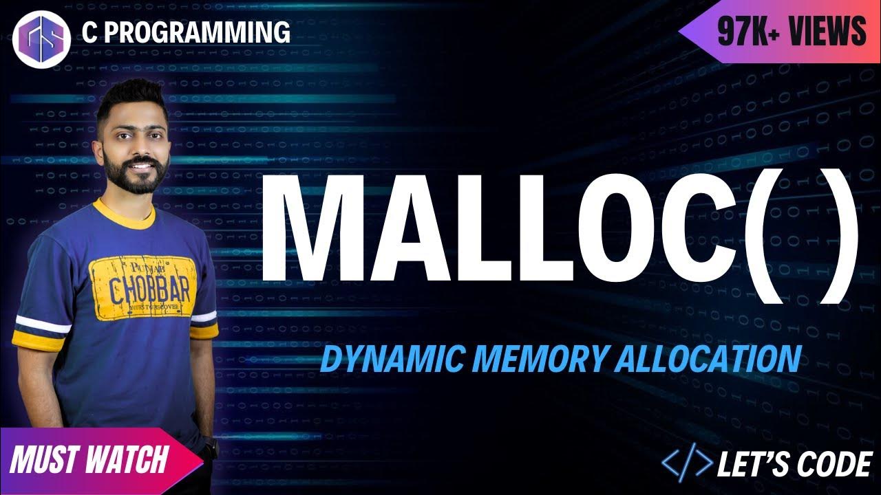 Malloc() in C Programming | Dynamic Allocation - YouTube
