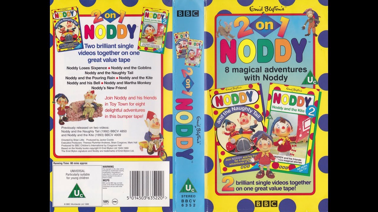 Noddy: 2 on 1 (1998 UK VHS) - YouTube