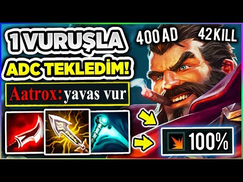 ADC'Yİ TEK VURUŞTA KESTİM!! FULL KRİTİK GRAVES JUNGLE YOK EDİYOR!!!