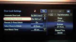 2015 Lexus GS 350 F Sport Vehicle Customization - Doors