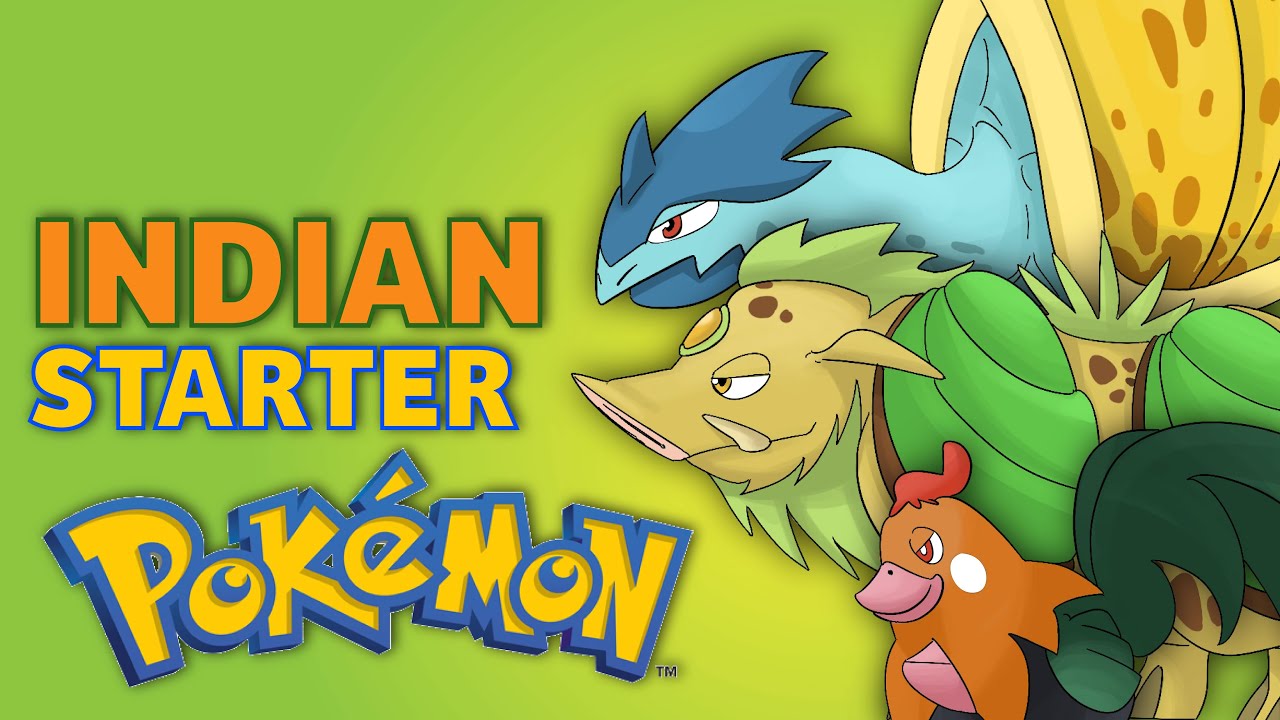 Indian Starter Pokémon Made By An Indian Artist - YouTube