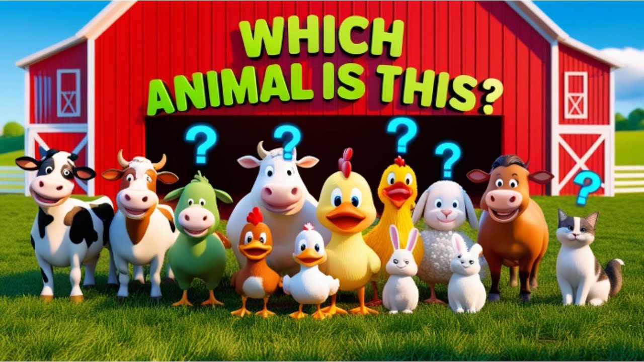 Guess the Animal! | Fun Farm Quiz for Kids! - YouTube