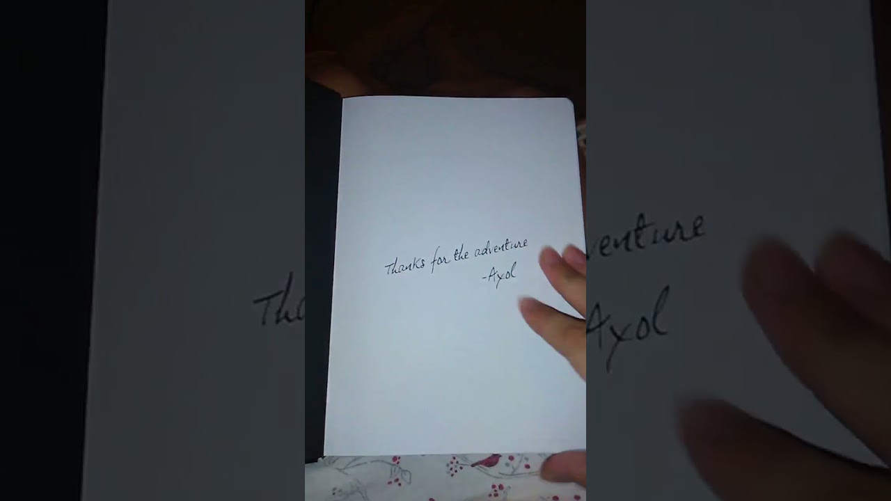 axol's notebook REMAKE - YouTube