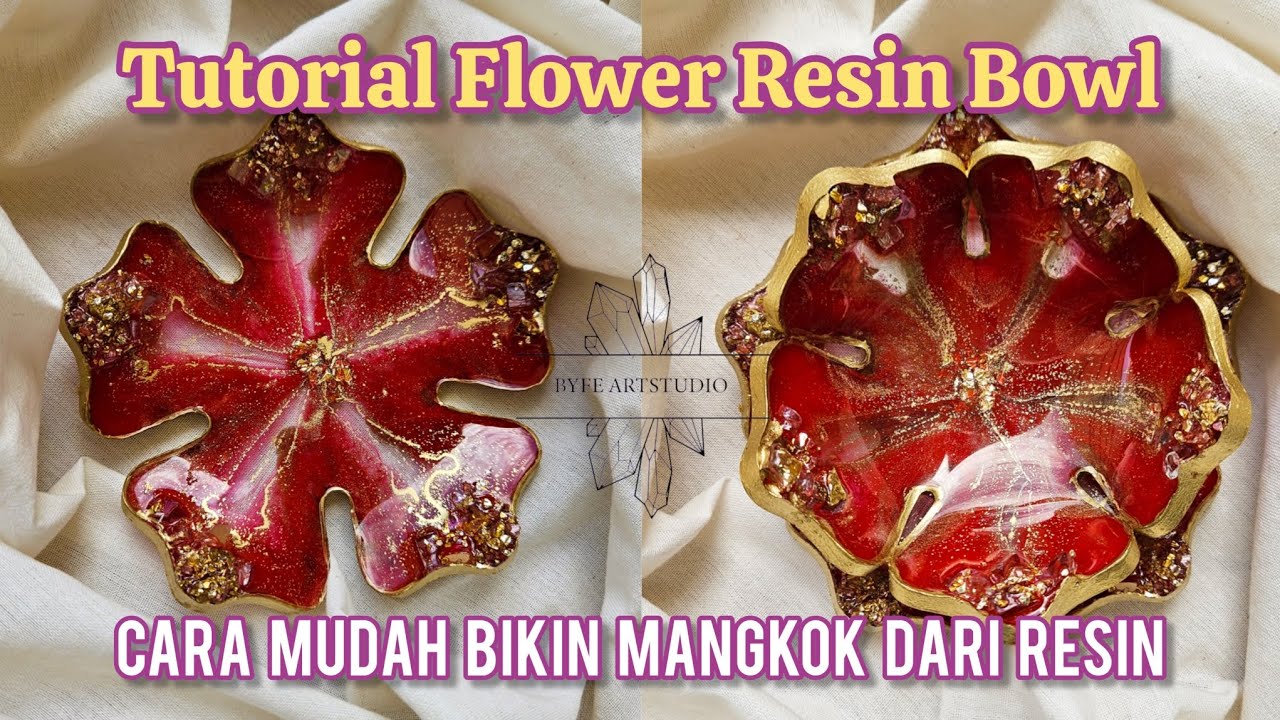 Tutorial Resin Pemula bikin Mangkok Resin - YouTube