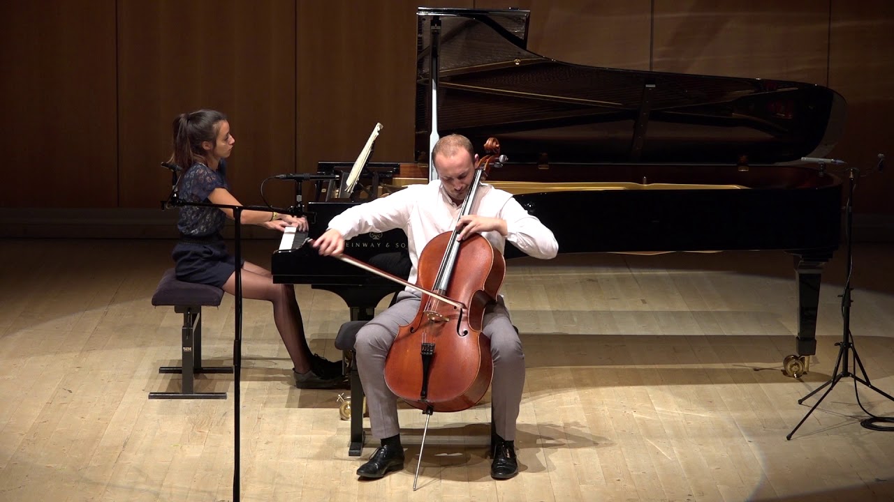 Schubert: Arpeggione Sonata 2nd and 3rd mvt - Jordan Costard/Mathilde ...