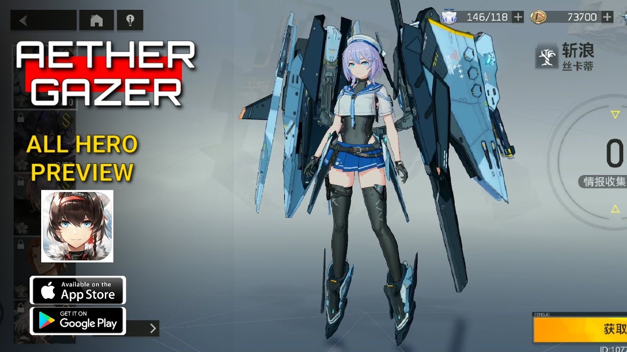 Aether Gazer Gameplay - All Hero Preview - YouTube