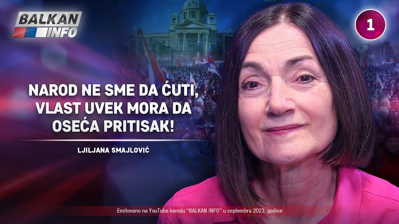 INTERVJU: Ljiljana Smajlović - Narod ne sme da ćuti, vlast uvek mora da ...