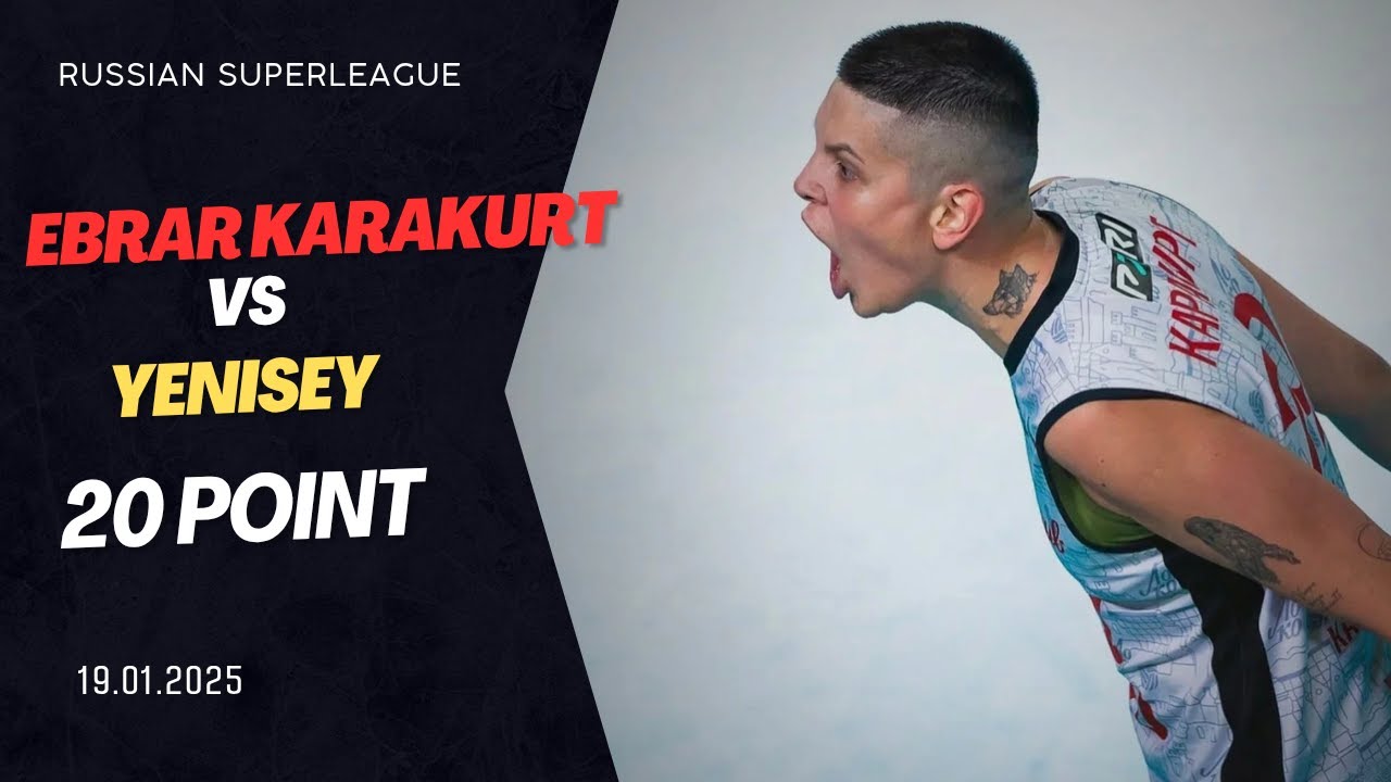 Ebrar Karakurt Highlights | Yenisey 🆚 Kaliningrad | Russian Superleague 2024/25 #volleyballmatch ...