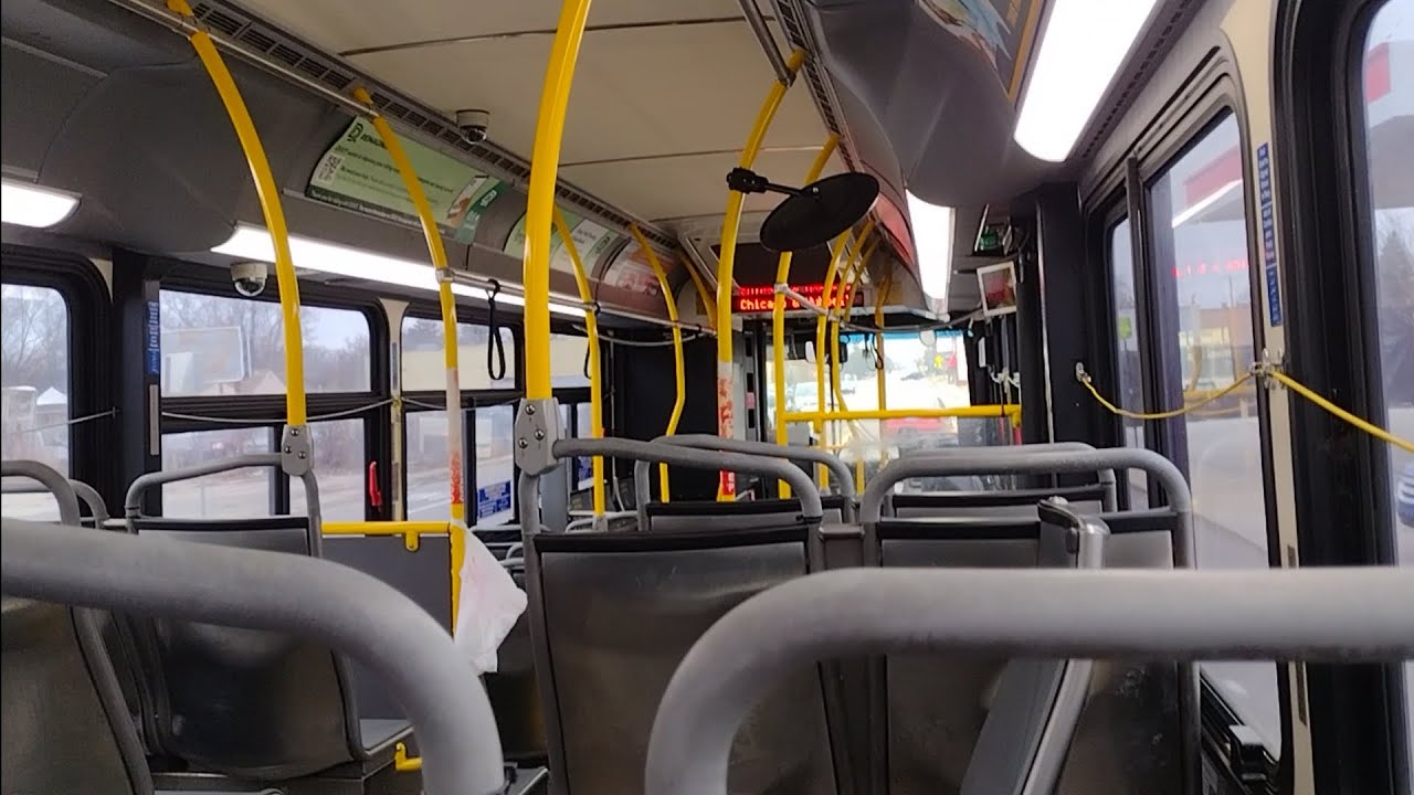 Onboard Westbound DDOT bus 1914 XD40 NFI 2019 on Route 15 Chicago ...
