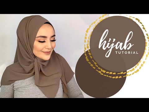 1 min Hijab style I 1 dakikalık sal bağlama modeli