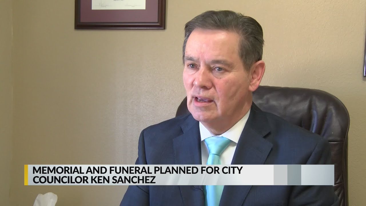 Memorial and funeral planned for City Councilor Ken Sanchez - YouTube