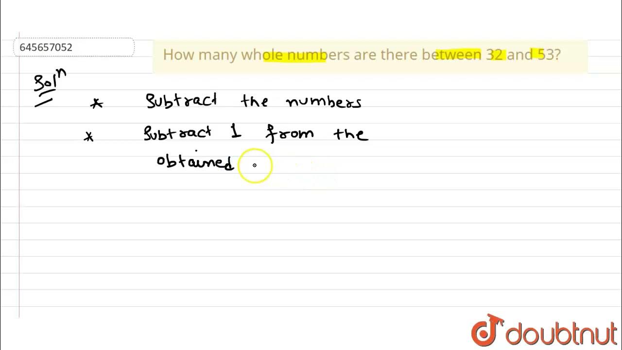 How Many Whole Numbers Are There Between 32 And 53 Class 6 Maths how-many-whole-numbers-are-there-between-32-and-53-class-6-maths
