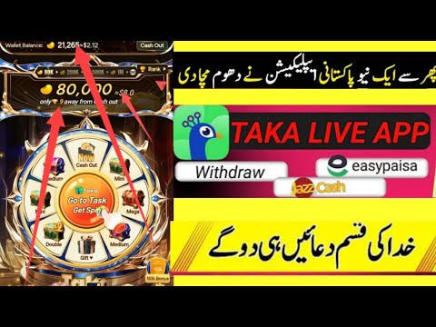 Taka Live app Earn money online From To Taka Live app withdraw To Proof ...