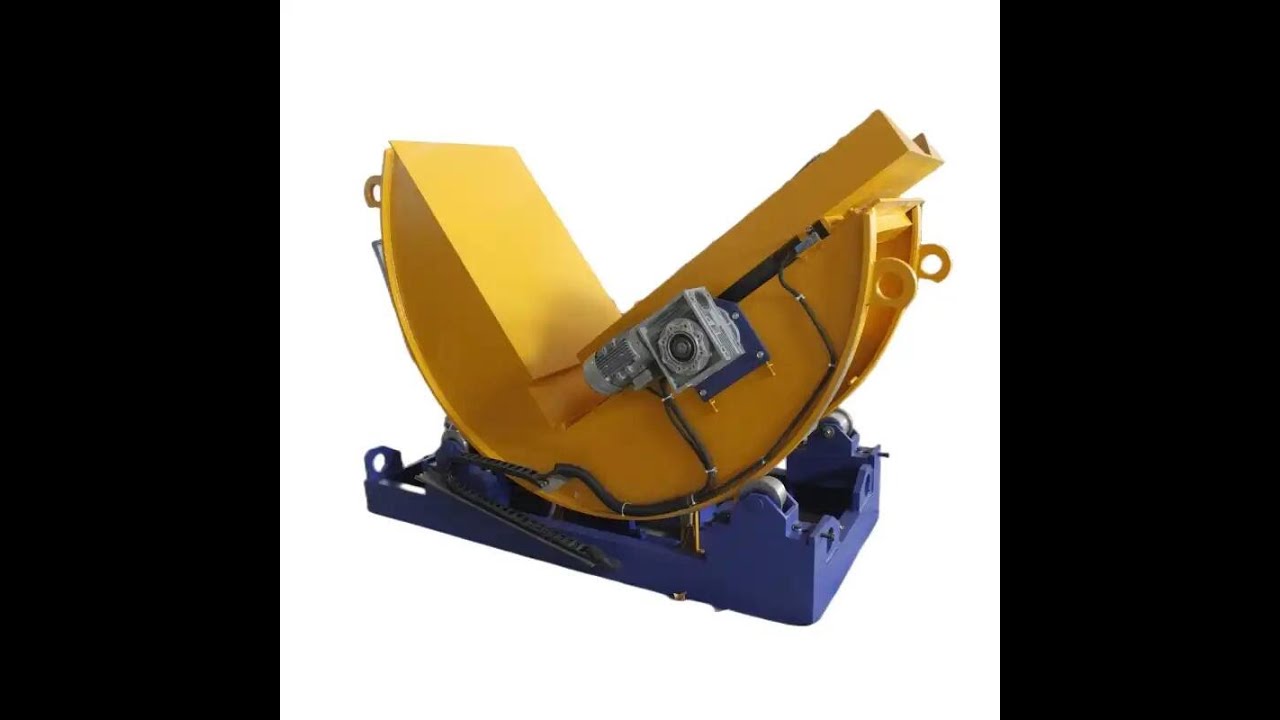 Mold upender/tilter - YouTube