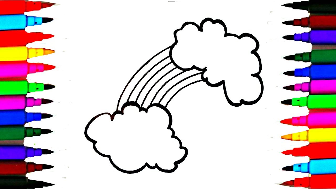 Learn Rainbow Colors l Rainbow Coloring Pages l Art for Kids - YouTube