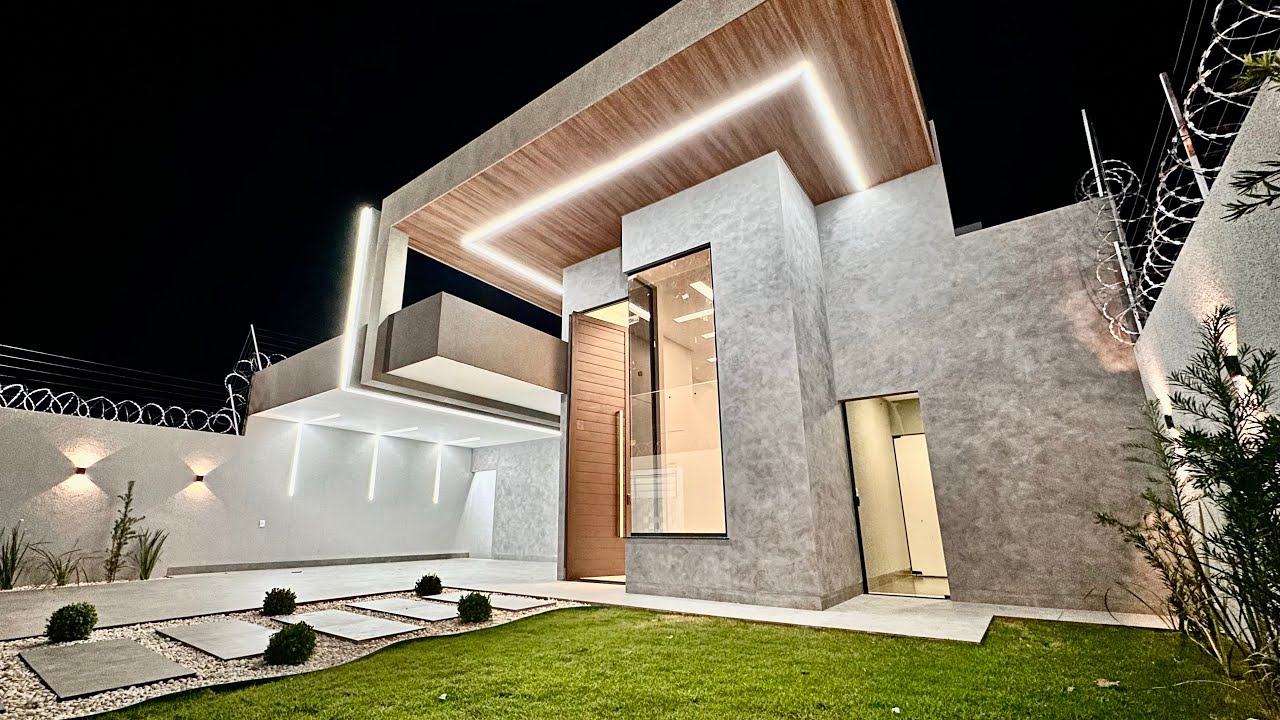 ESSA CASA FICOU SURREAL - Arquitetura Moderna | 4 suítes | Jd ...