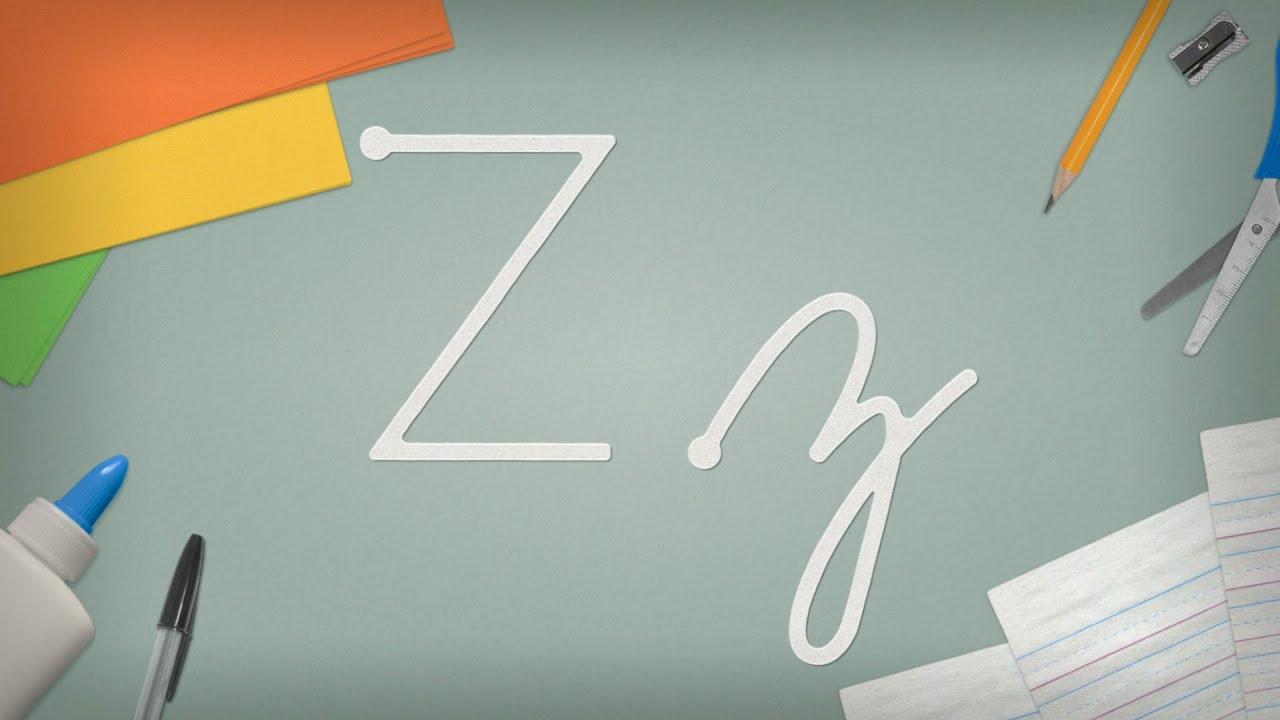 How to Write the Letter Z in Cursive | For Beginners - YouTube