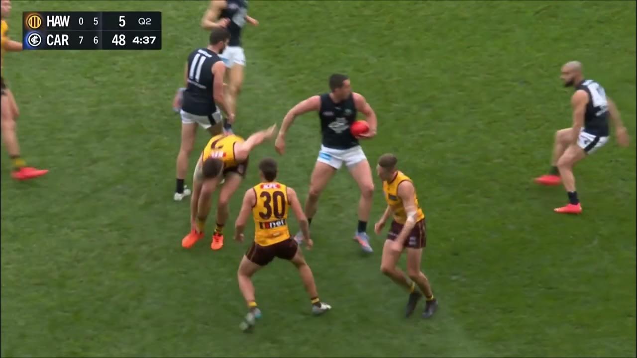 Jacob Weitering - AFL Round 16 2023 Highlights - YouTube