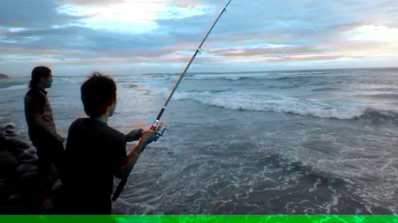 Mancing di pantai panjang bengkulu - YouTube