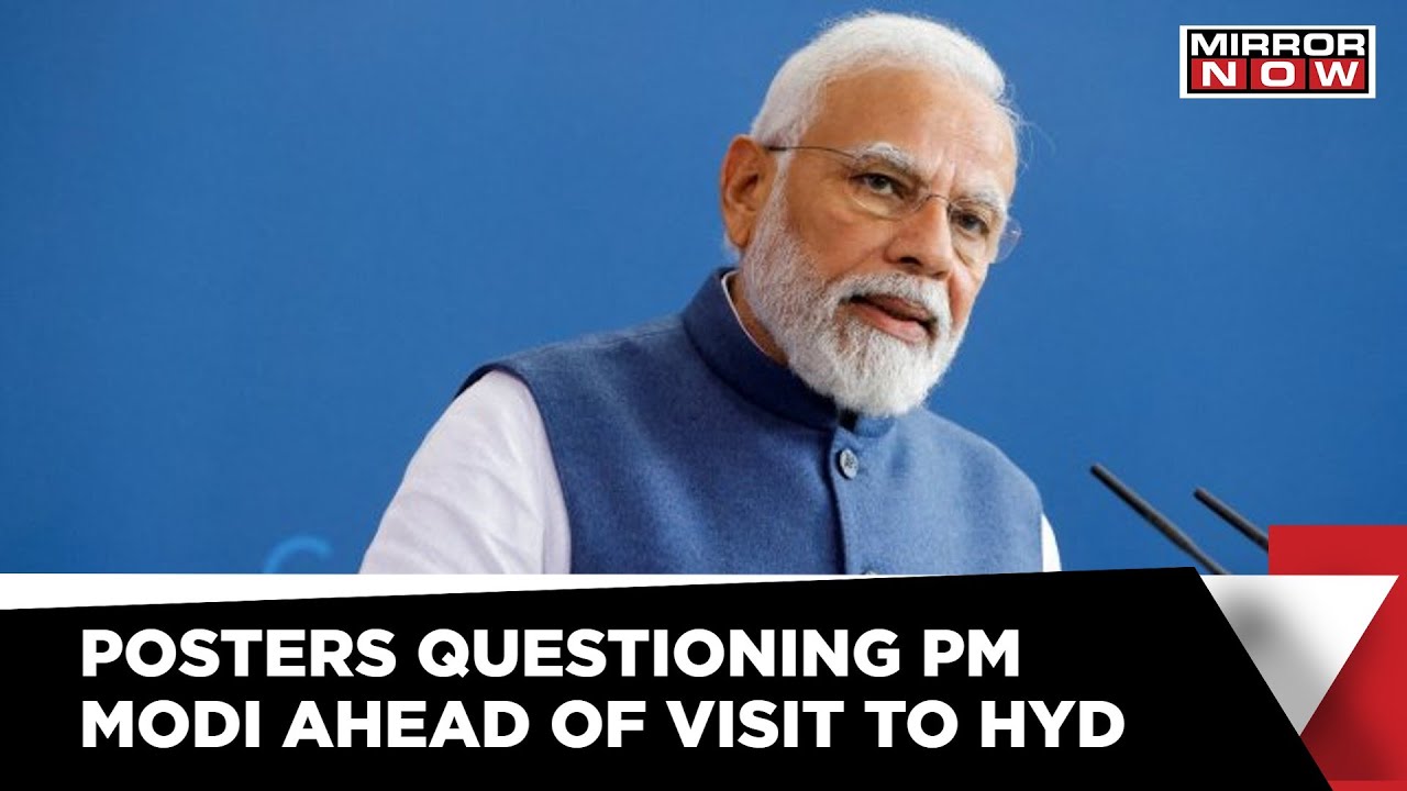 Anti Modi Posters In Hyderabad ahead Of PM's Visit To Telangana ...