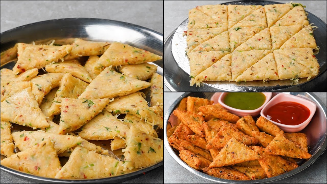 Kacche Aloo Atta Nashta Recipe | Crunchy Snacks For Evening Party ...