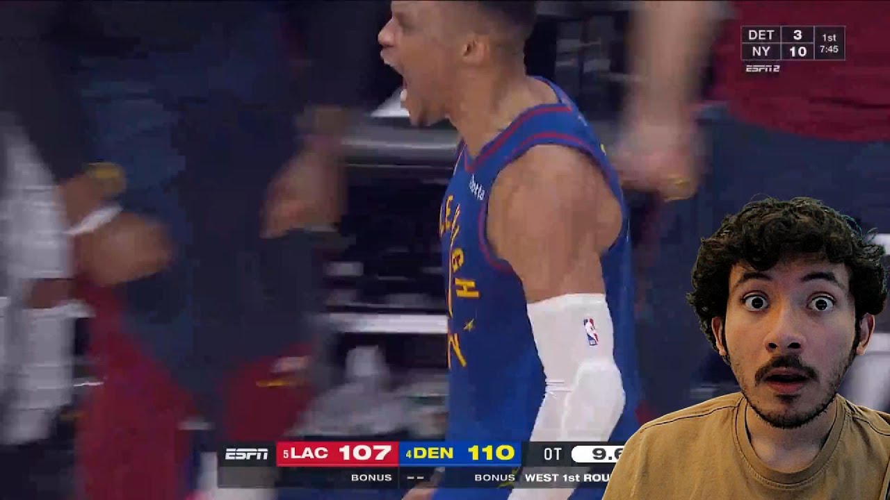 RUSS! Reacting To LA Clippers vs. Denver Nuggets Full Game 1 Highlights ...