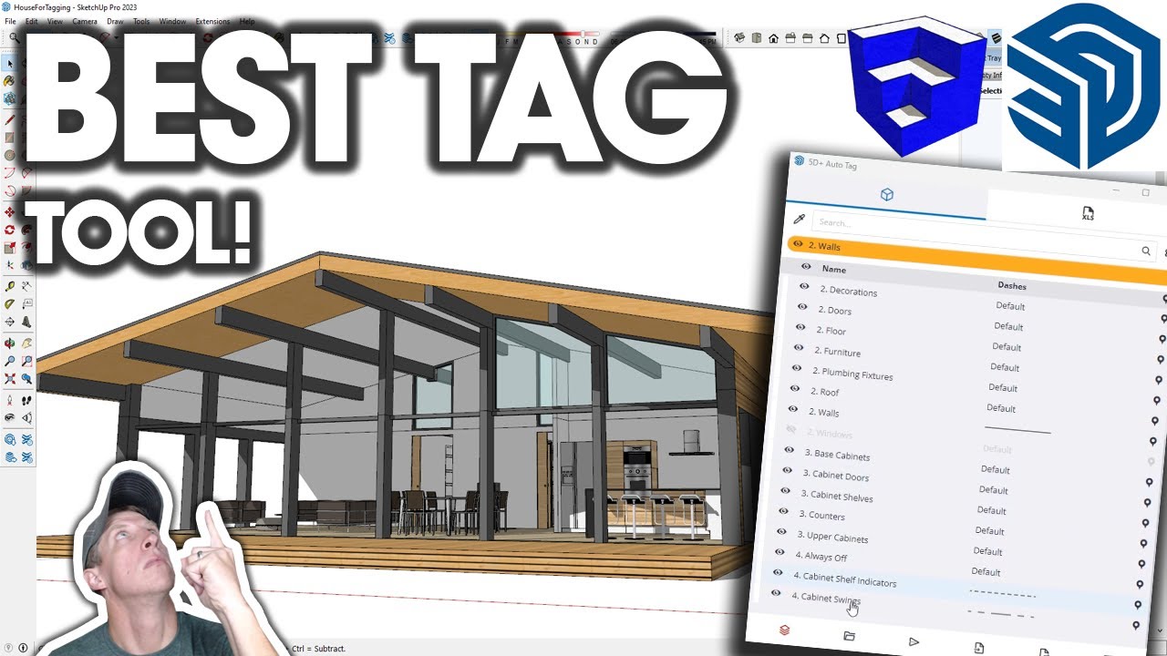 This FREE Tagging Extension for SketchUp Makes Working with Tags EASY! - YouTube